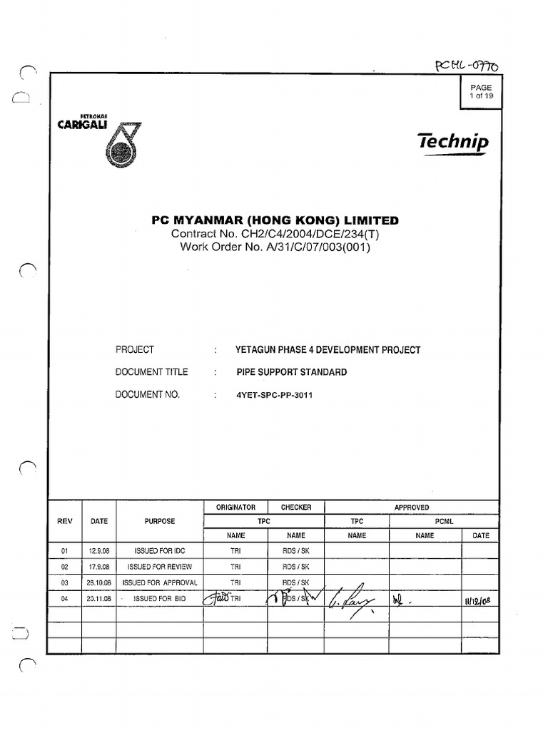 Pipe Support Standard PDF | PDF