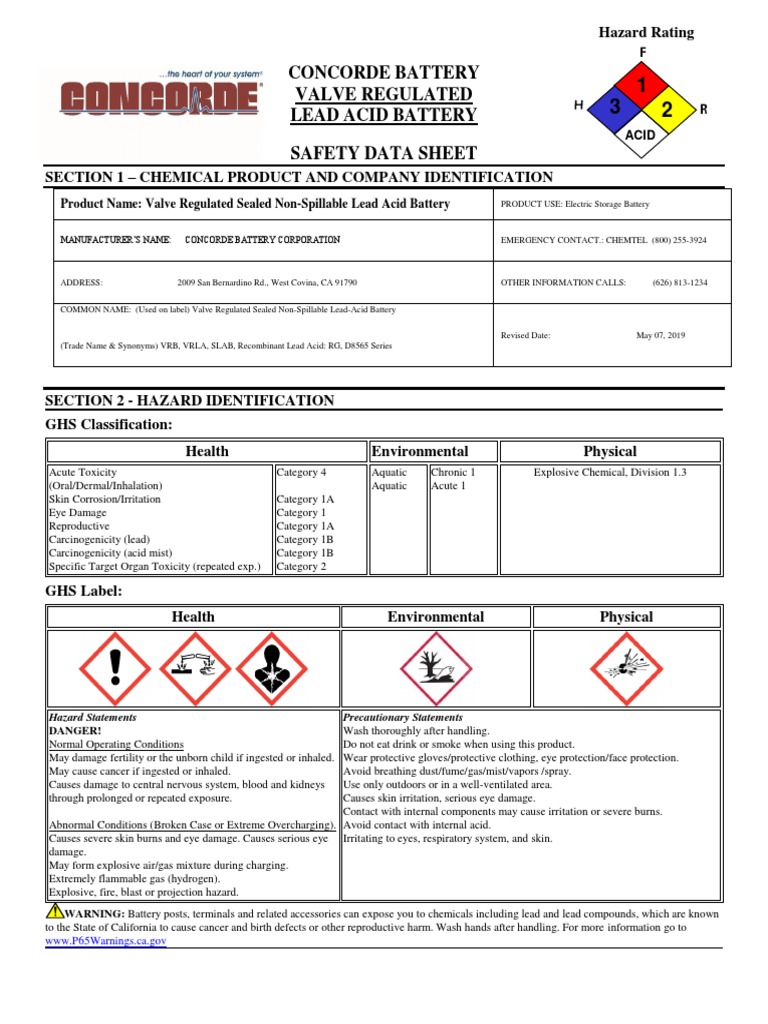 RG407A1 7N US EN safetyDataSheet Sds 8817001857028 0 1 PDF | PDF | Lead ...