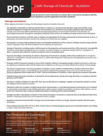 Chemical Storage Color Codes | PDF | Explosive Material | Chemistry