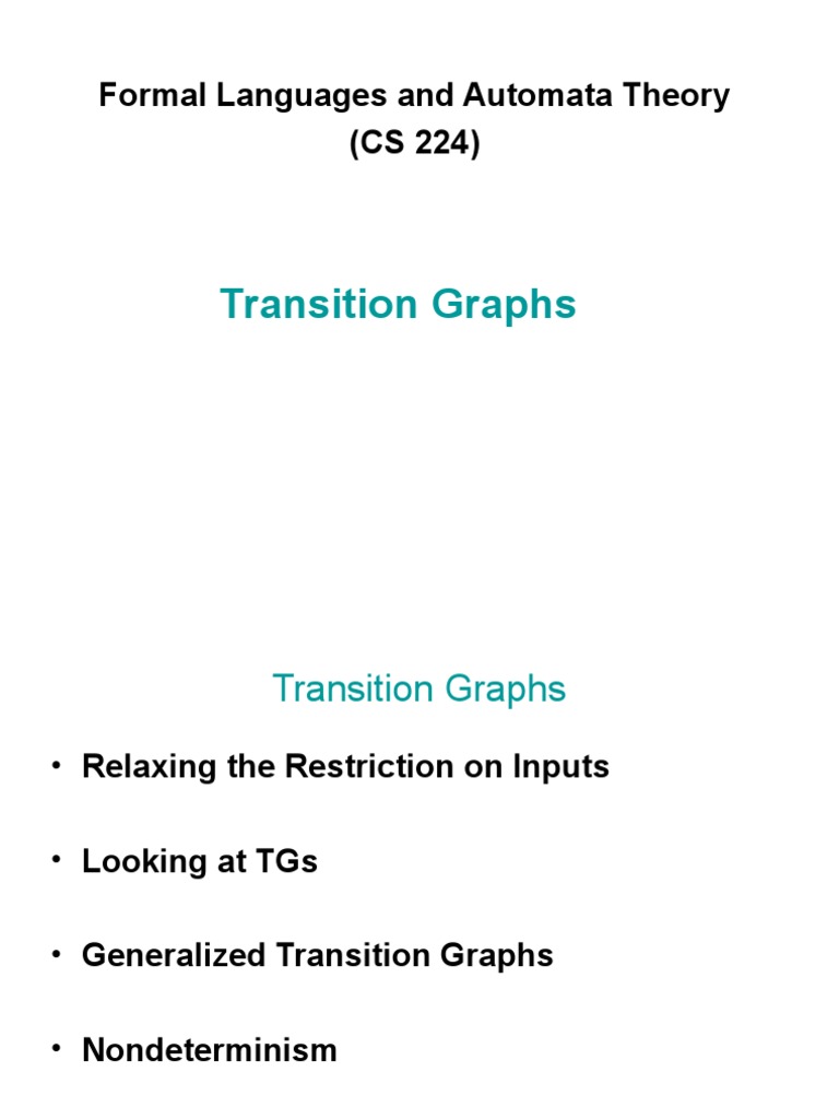 Transition Graphs Chapter 6 Pdf String Computer Science Regular Expression