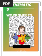Grade 4 Mathematics Asset Practice Worksheet | PDF