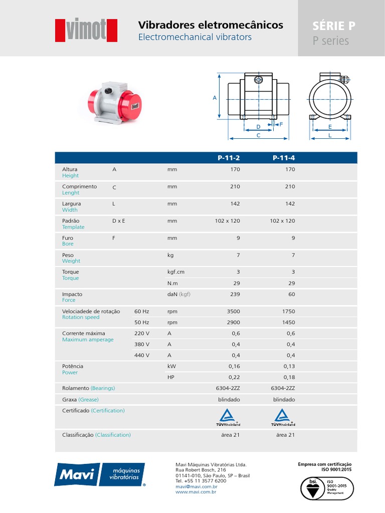 Vimot Fichas Tecnicas 2019 PDF | PDF | Espaço-tempo | Unidades de medida