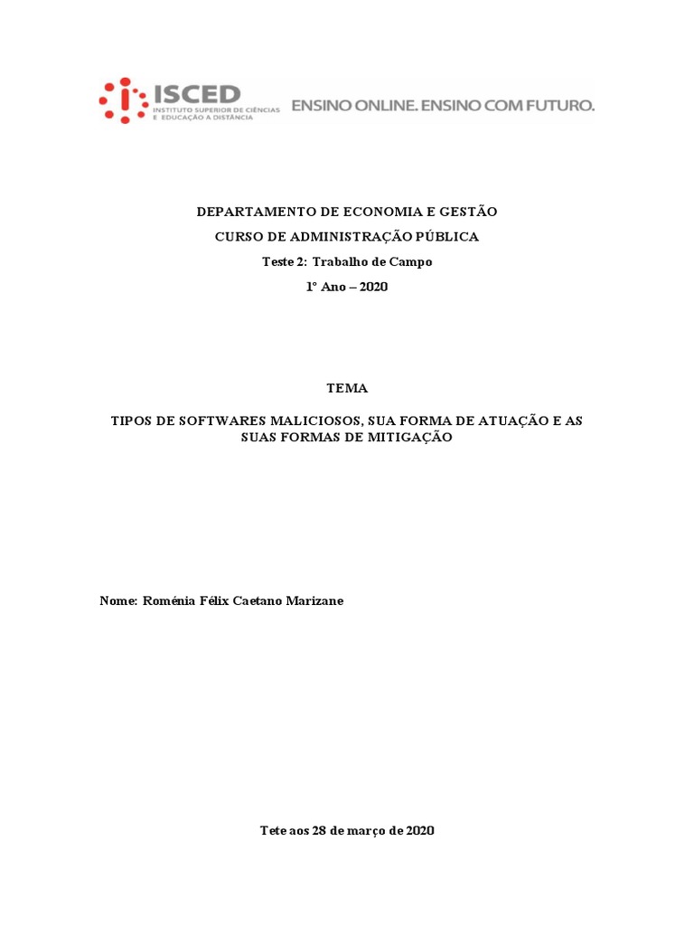 Tic | Download grátis PDF | Malware | Vírus de computador