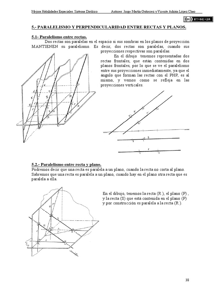 5 - Paralelismo y Perpendicularidad Entre Rectas y Planos | PDF | Análisis matemático ...