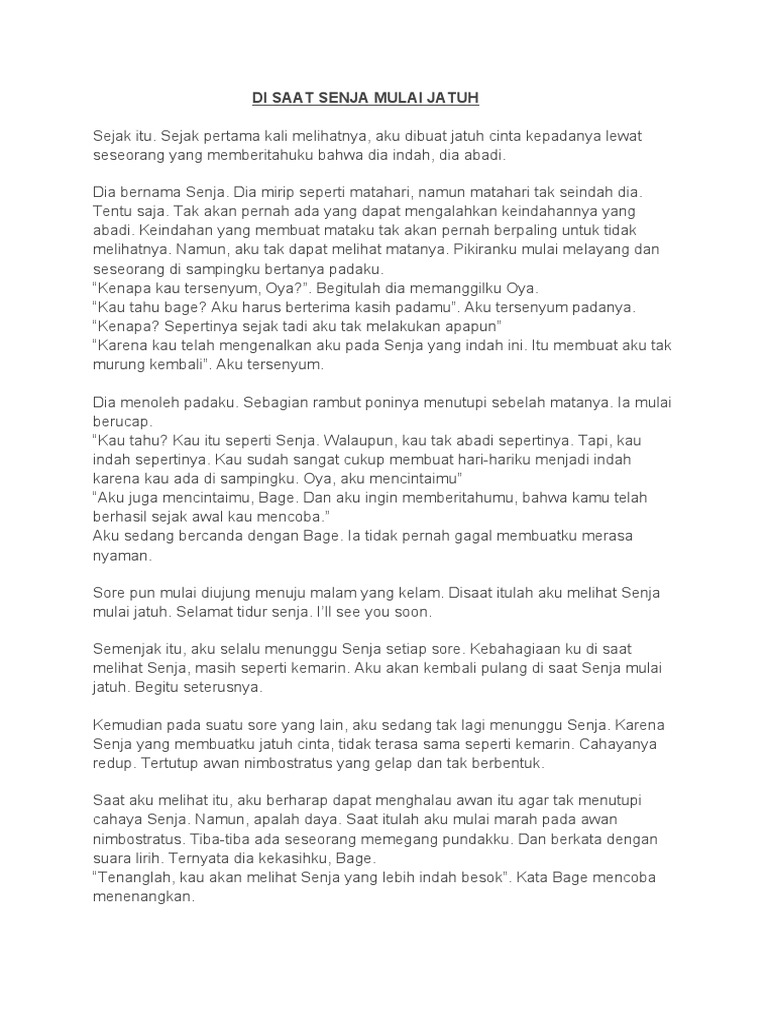 Cerita 500 Kata | PDF