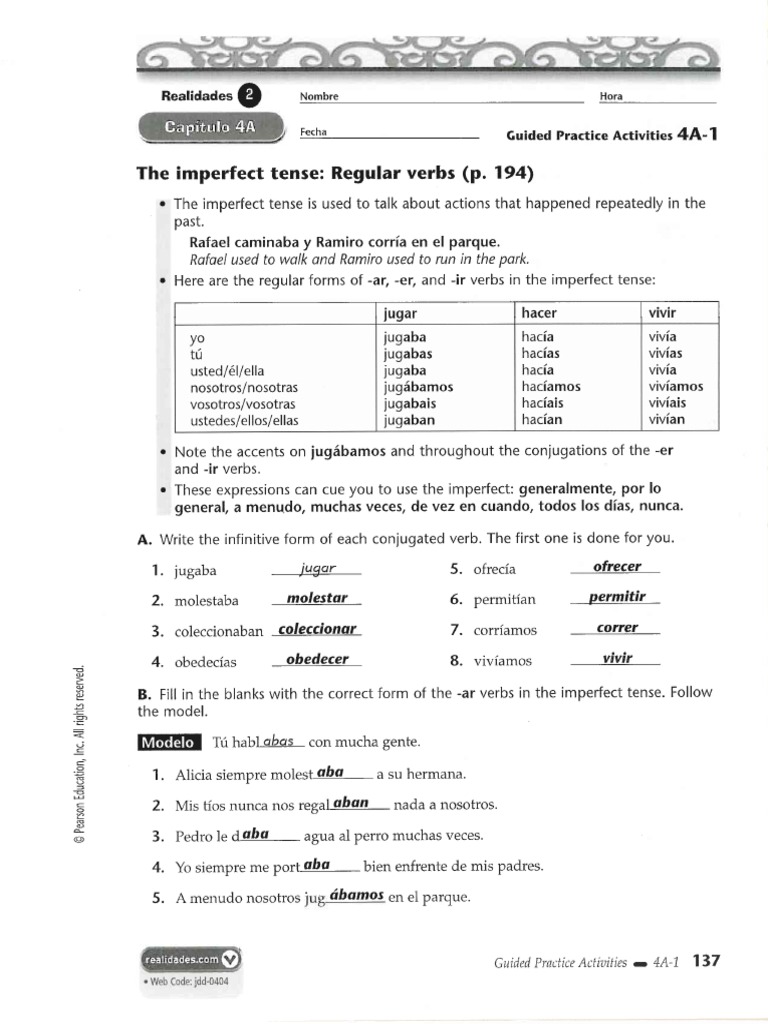 Key Guided 4A 1 2 3 3a | PDF
