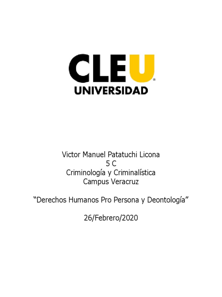Principio Pro Persona | PDF | Constitución | Derechos humanos