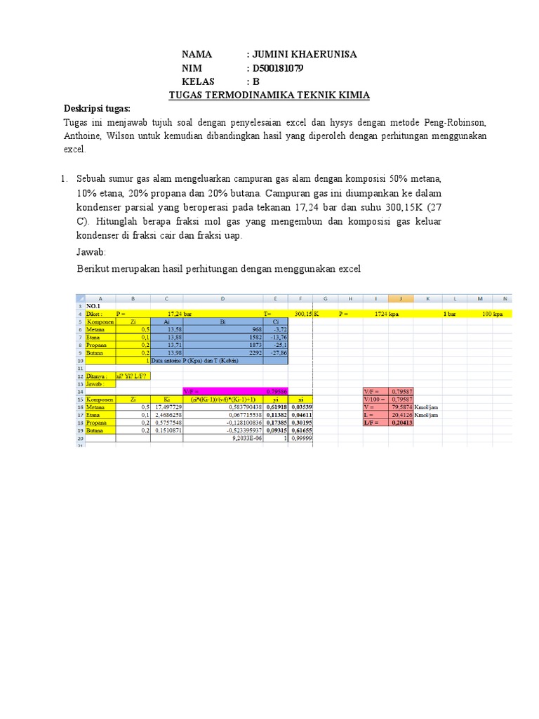 D500181079 - Jumini Khaerunisa - Tugas Termo TK | PDF
