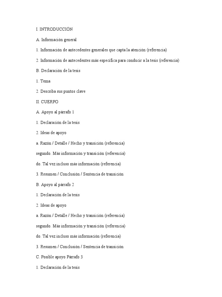 Outline Como Se Hace | PDF