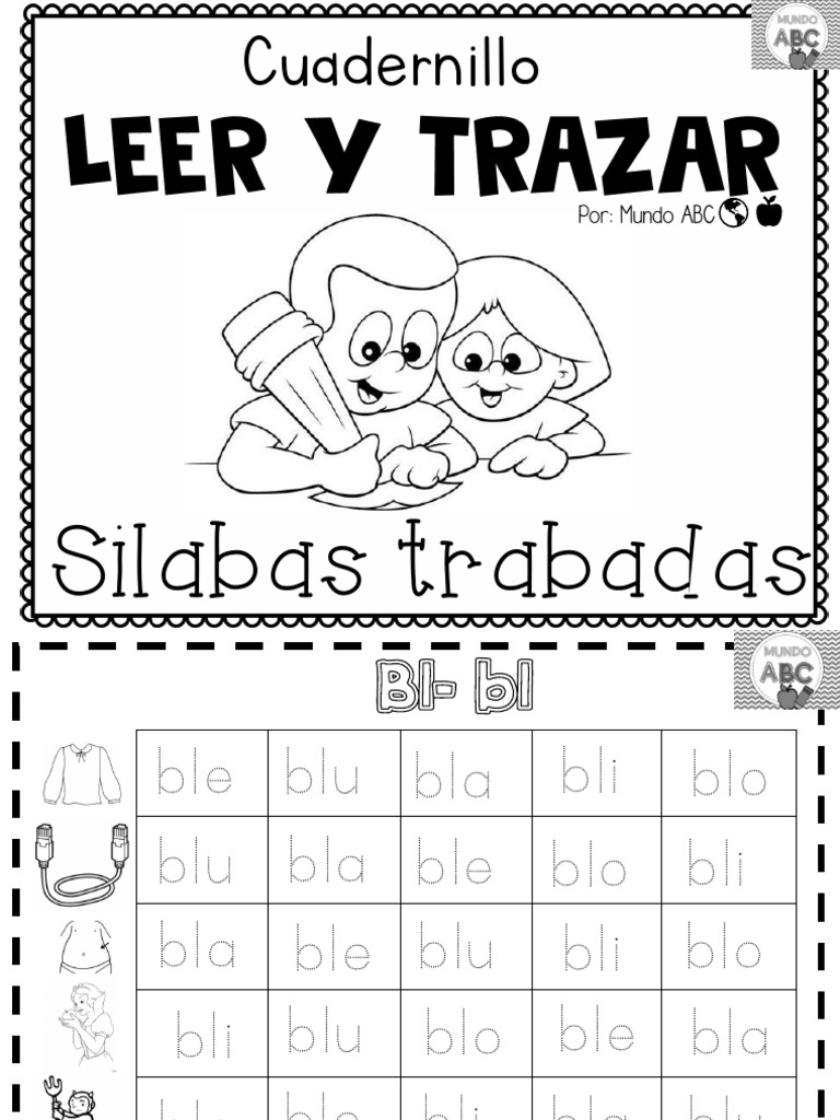 Leer y Trazar Silabas PDF | PDF | Internet | Business