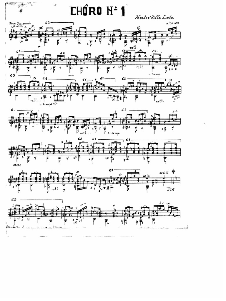 Choro No.1 | PDF