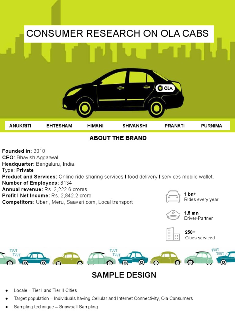 Ola - Consumer Behaviour | PDF | Consumer Behaviour | Attitude (Psychology)