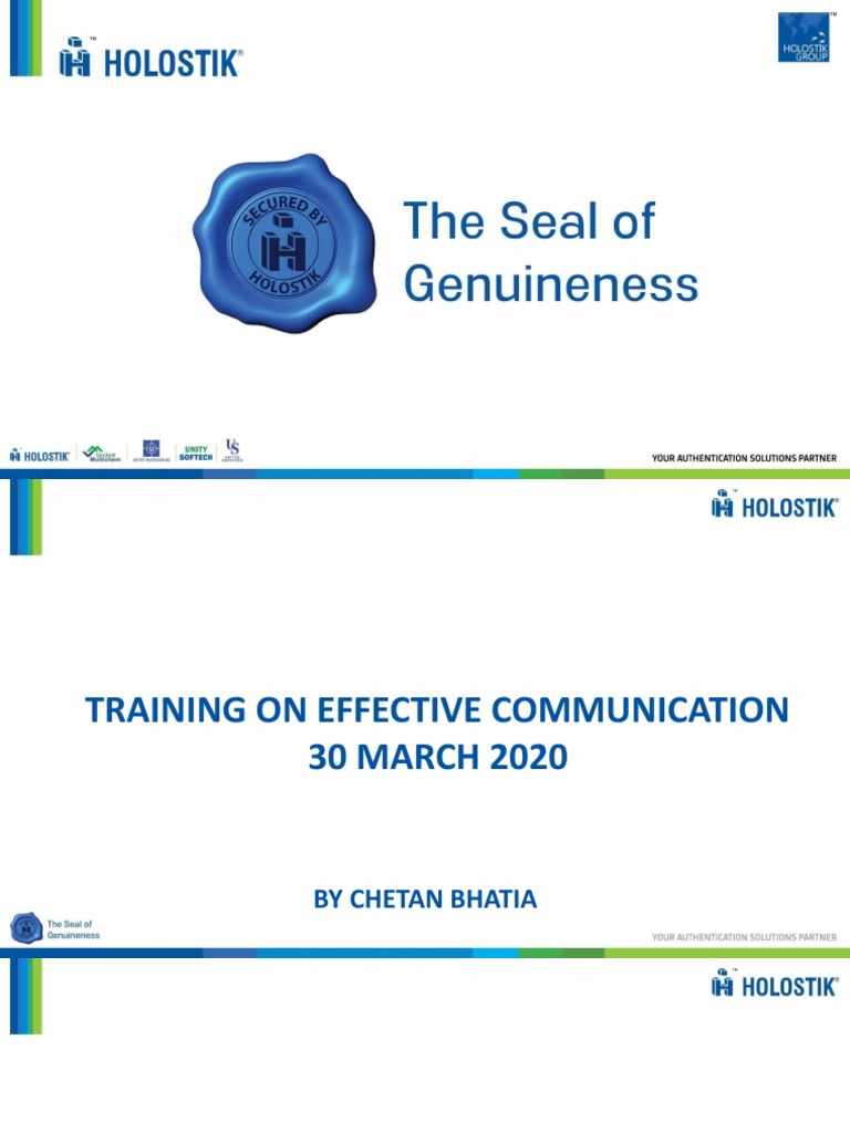Communication Training Program | PDF | Communication | Behavioural Sciences