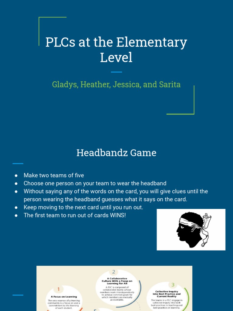PLCs at The Elementary Level | PDF