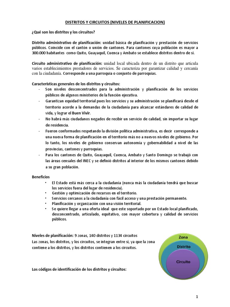 Que Es Un - Distrito | PDF | Planificación | Gobierno
