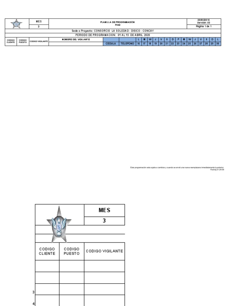 Programacion 01 Al 15 Abril 2020 | PDF | Entretenimiento (general)