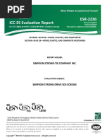 ICC ES Evaluation Report ESR 2269: Hilti, Inc | PDF | Strength Of ...