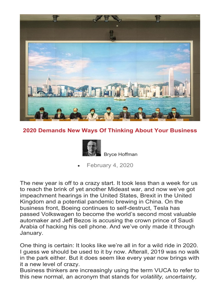 Red Team Thinking Blog - 2020 Demands New Ways of Thinking About Your ...