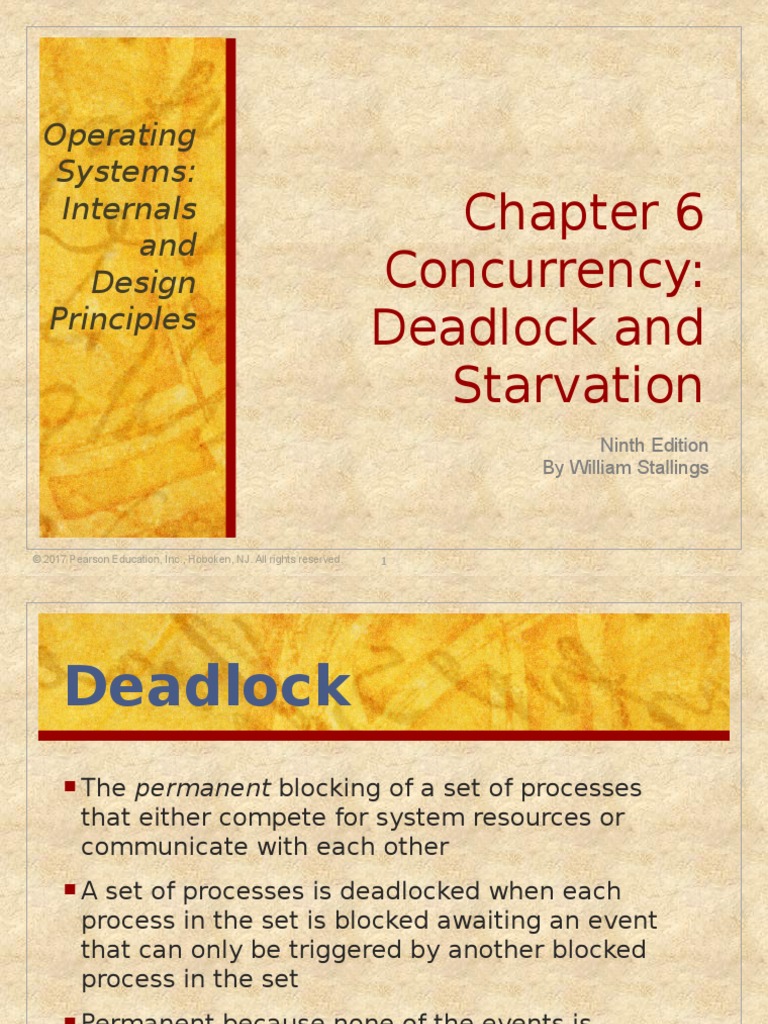 Chapter 6 Concurrency For Deadlock and Starvation | PDF | Thread ...