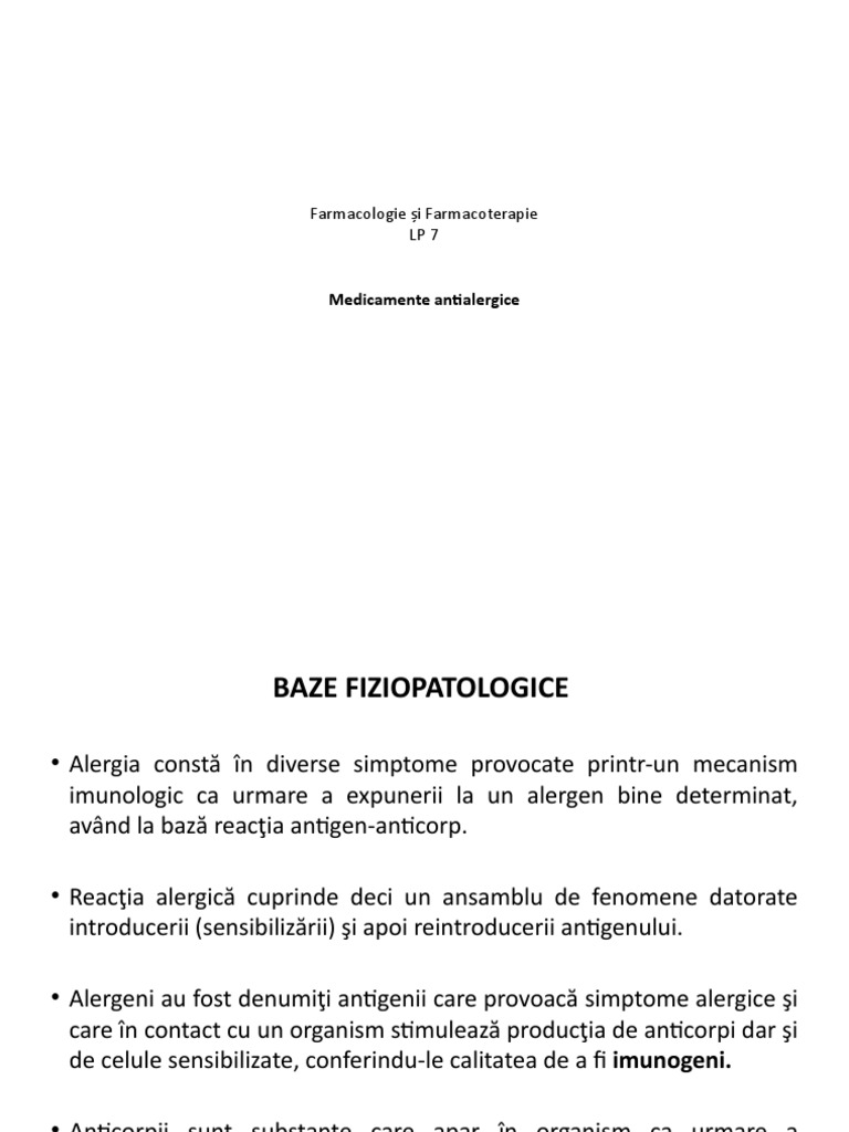 Antialergice | PDF