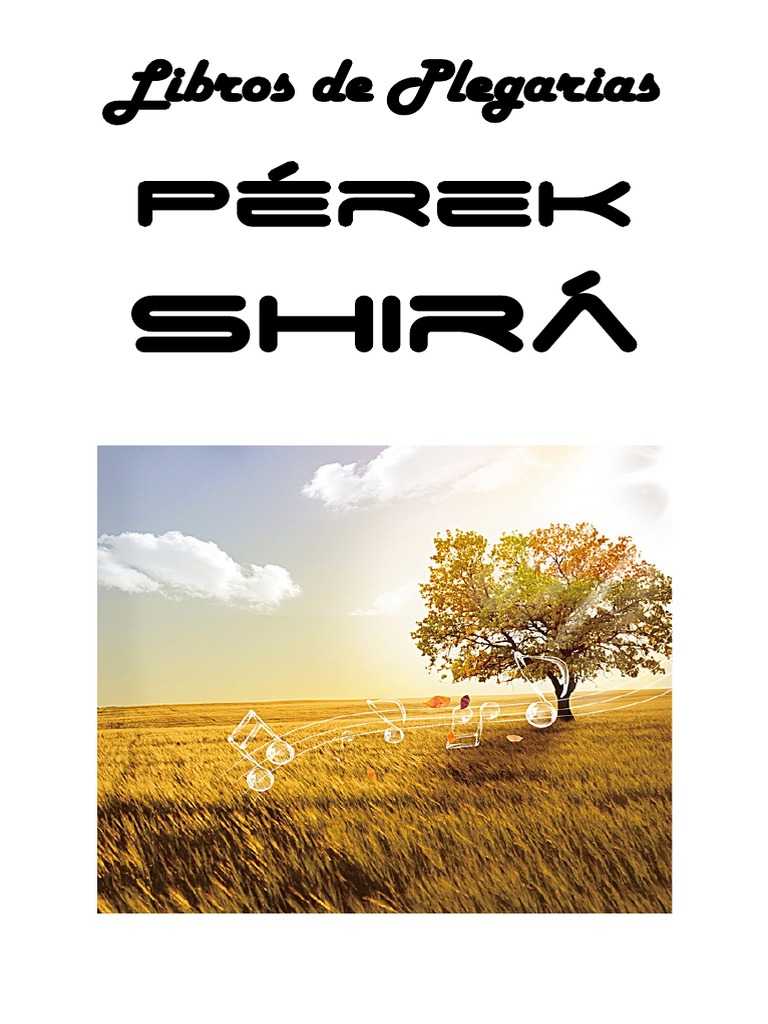 Perek Shirá Final PDF | PDF | Salmos | Oración