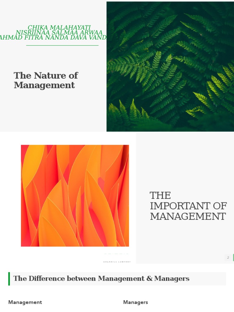 The Nature of Management | PDF | Employment | Strategic Planning