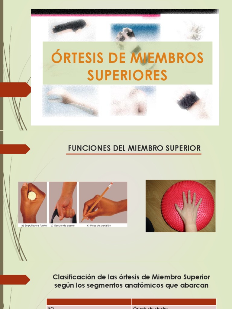Ortesis De Hombro Codo Y Mano Pdf Escoliosis Hombro