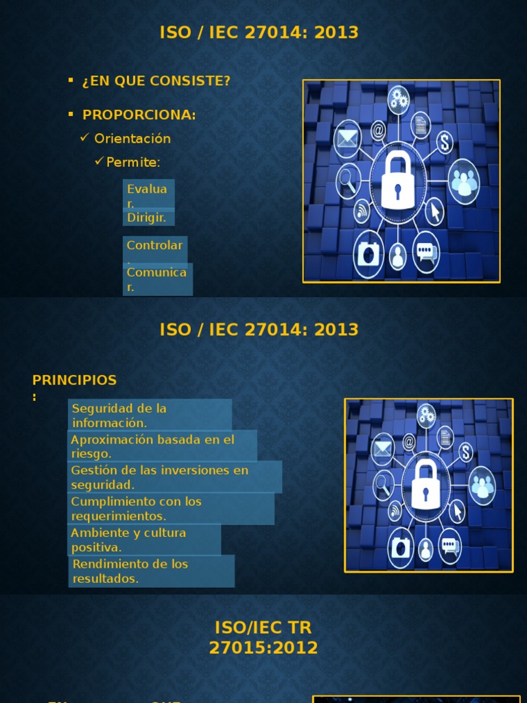 ISO 27014 A ISO 27019 Felipe | PDF