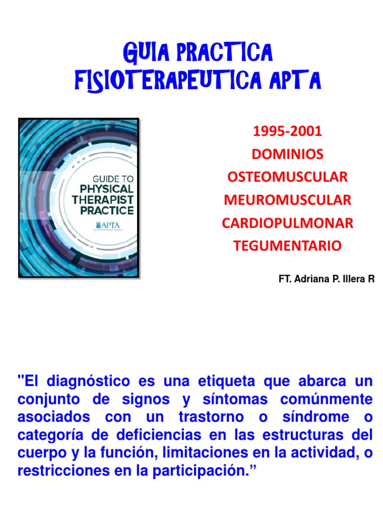 Guia Practica Fisioterapeutica Apta | PDF
