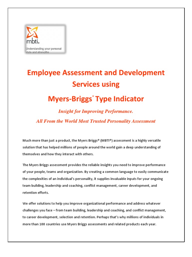 Using MBTI in Organization | PDF | Employee Retention | Team Building