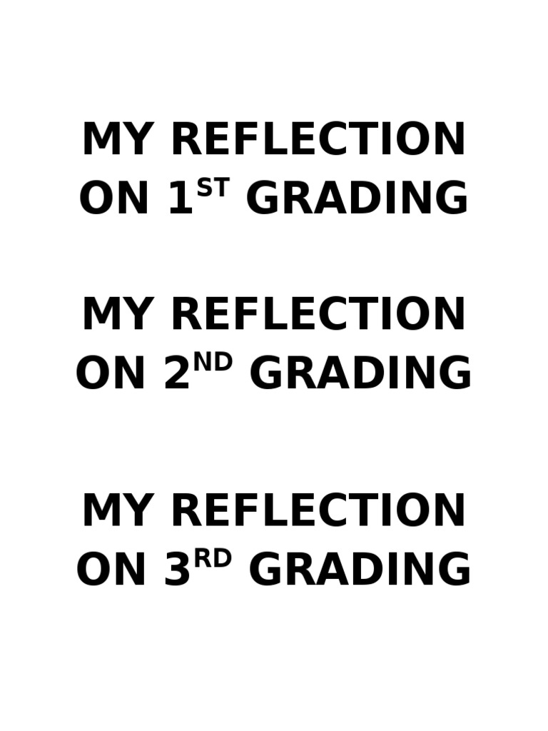 My Reflection On First Grading | PDF | Plate Tectonics | Gases
