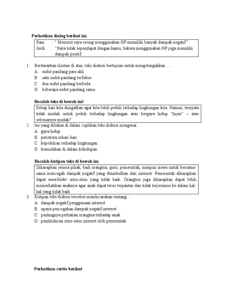 Latihan Soal Kelas IX | PDF