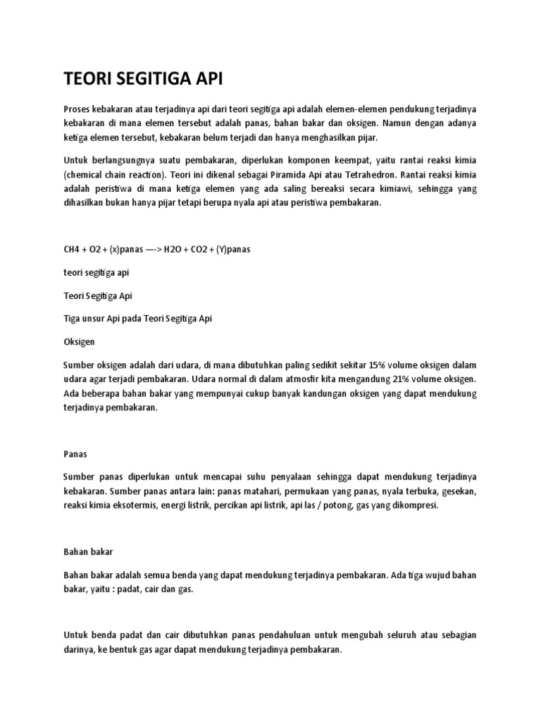 Teori Segitiga API | PDF