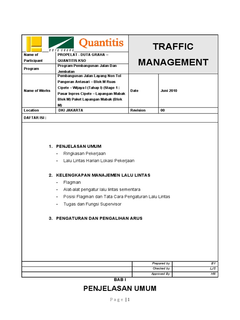 Traffic Management | PDF