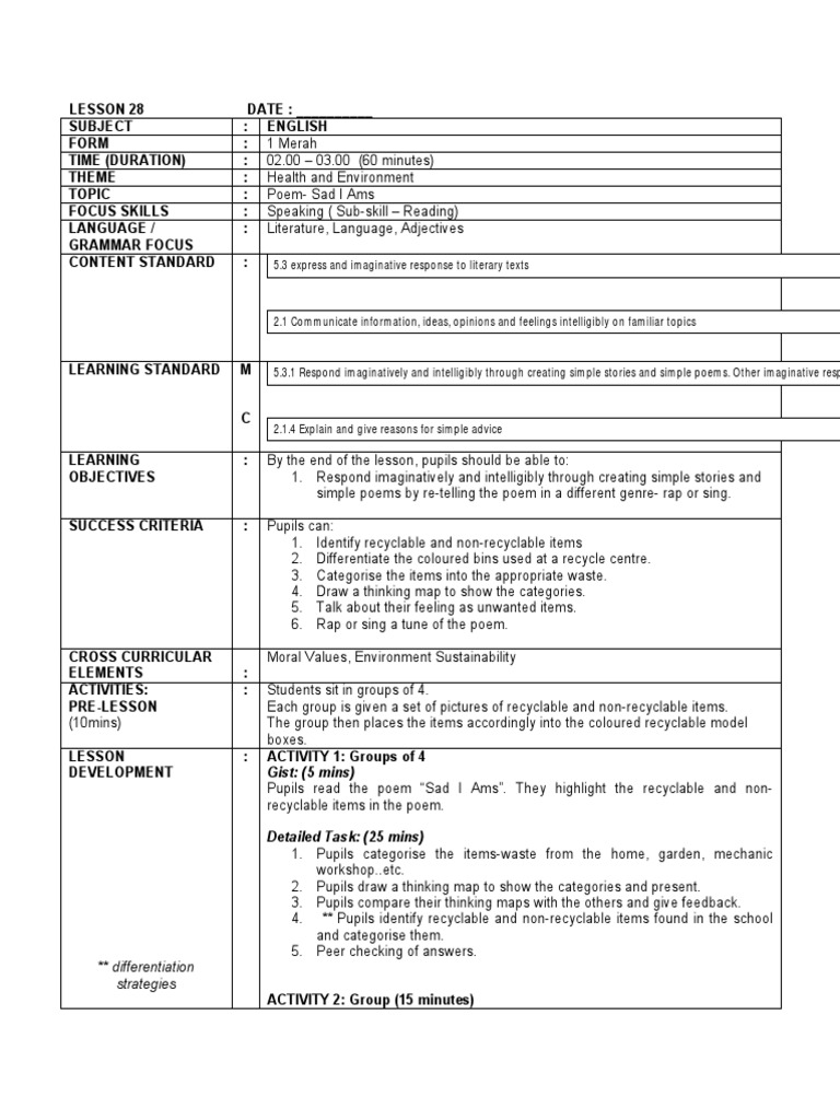 LESSON 28 Literature in Action | PDF | Poetry | Human Communication