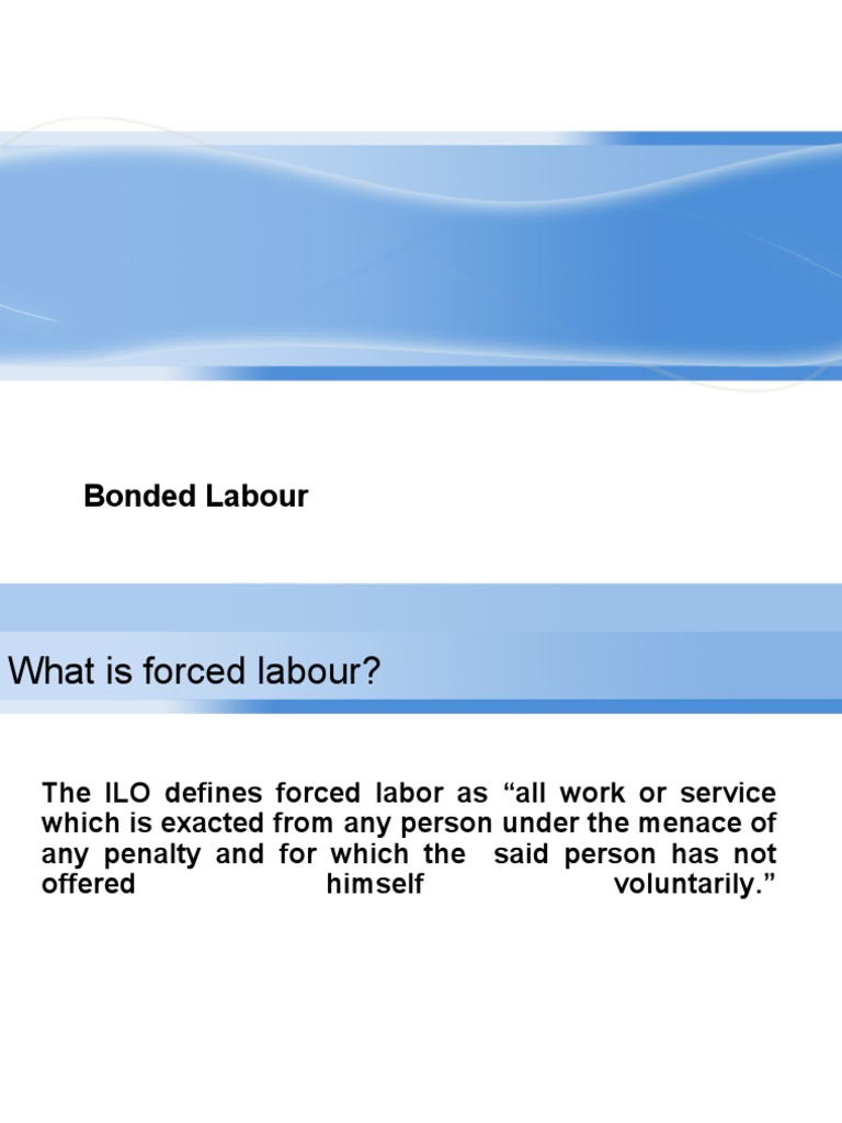 Bonded Labor | PDF | Unfree Labour | Rights