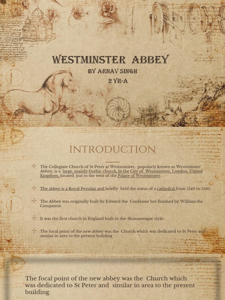 Westminster Abbey: History & Architecture | PDF | Palace Of Westminster ...