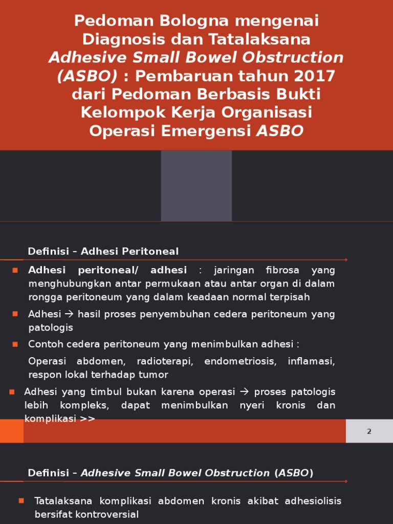 Pedoman Diagnosis ASBO 2017 | PDF