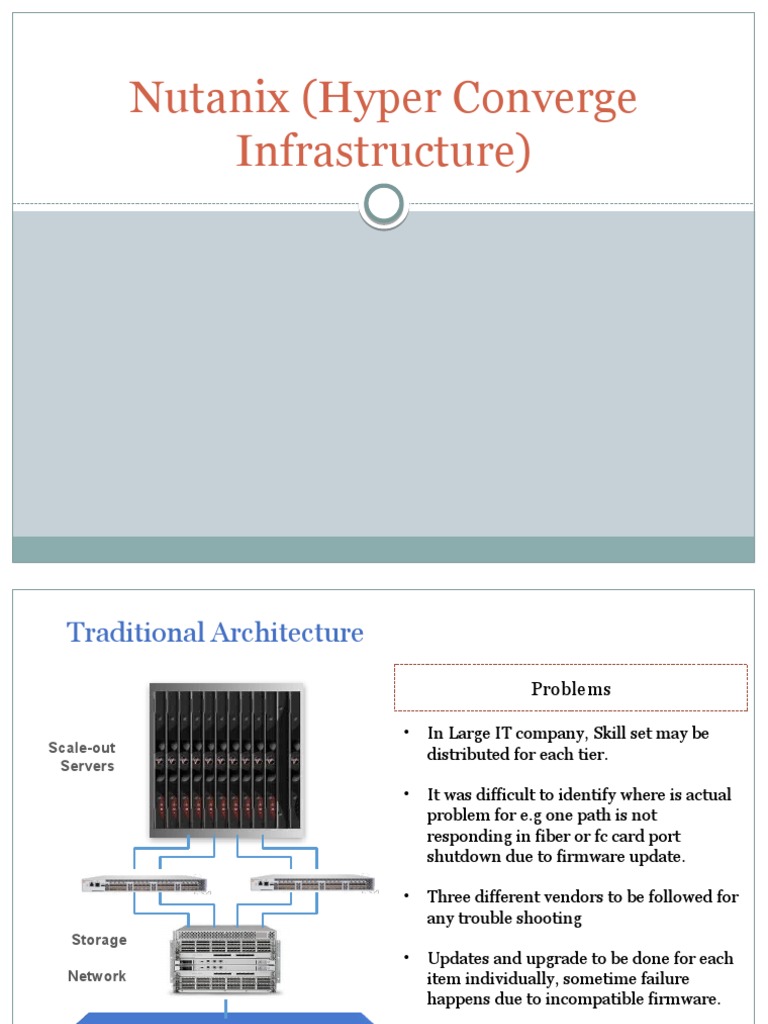 HCI Presentation | PDF | V Mware | Computer Cluster