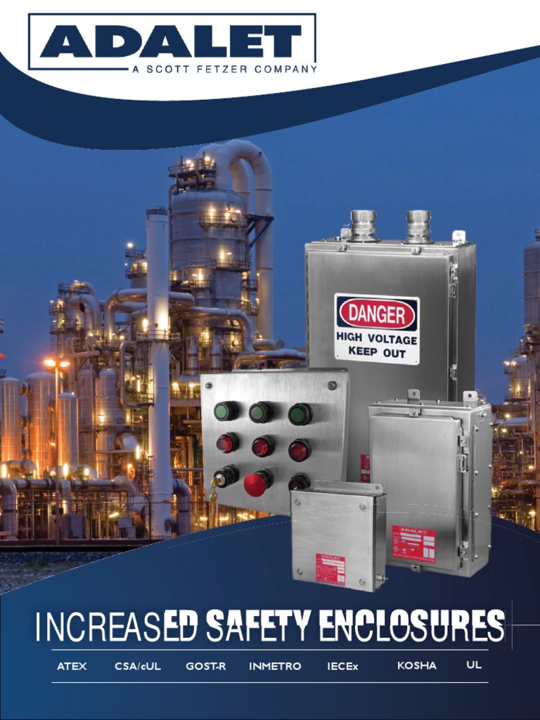 High Voltage Junction Boxes Adalet Increased Safety Brochure | PDF ...