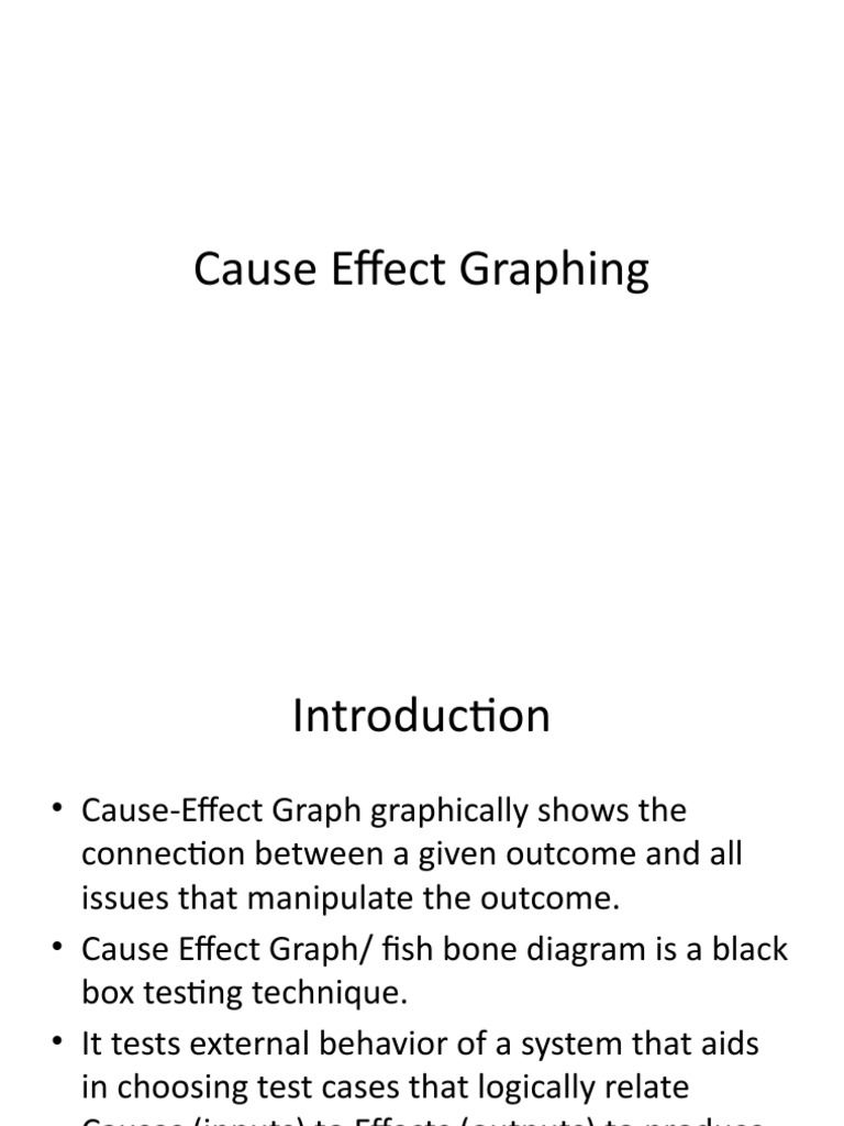 Cause Effect Graphing & Decision Table | PDF | Causality | User (Computing)
