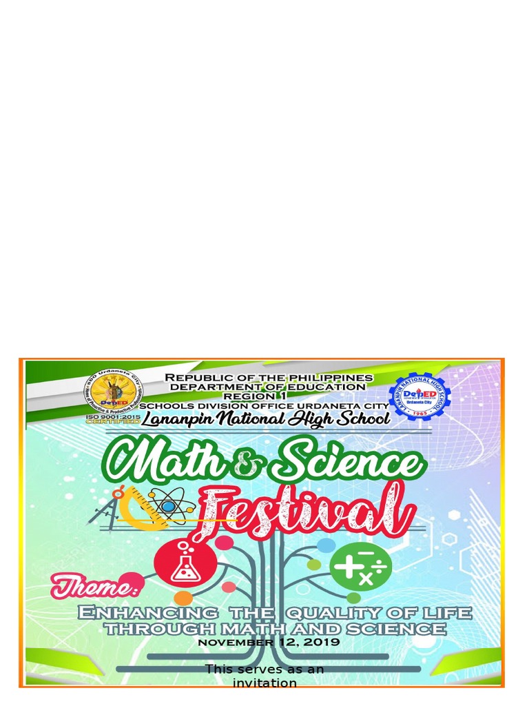 Sci Math Program Pdf