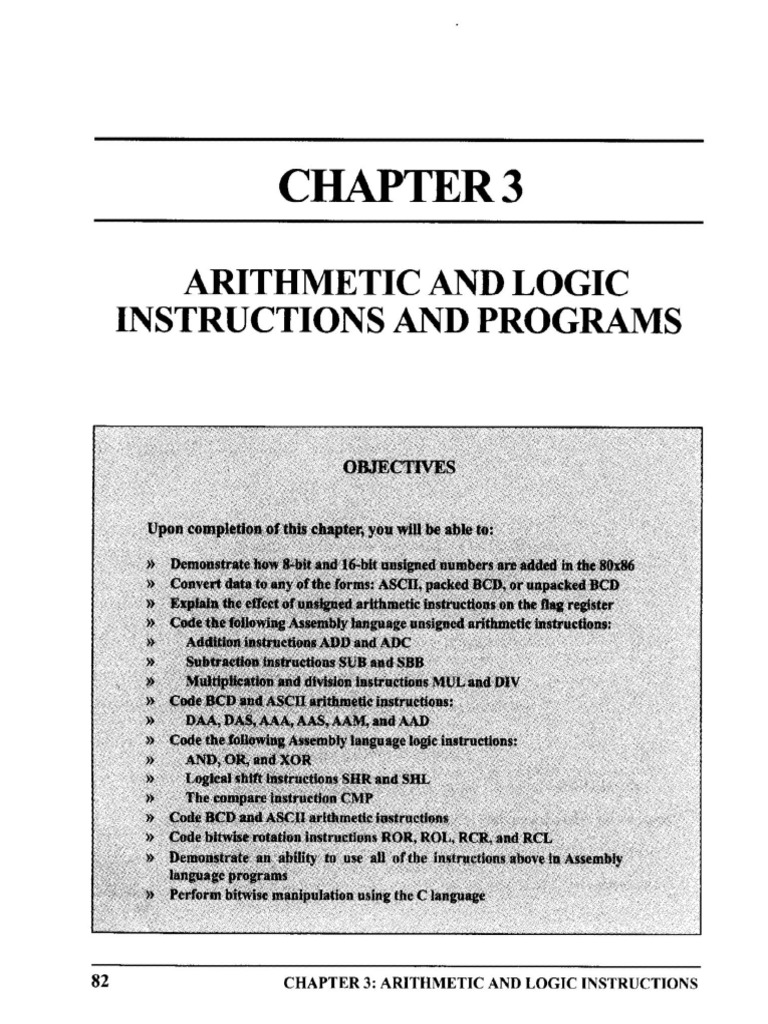 Chapter03 Mazidi | PDF