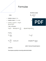 Fizikas Formulas 1 | PDF