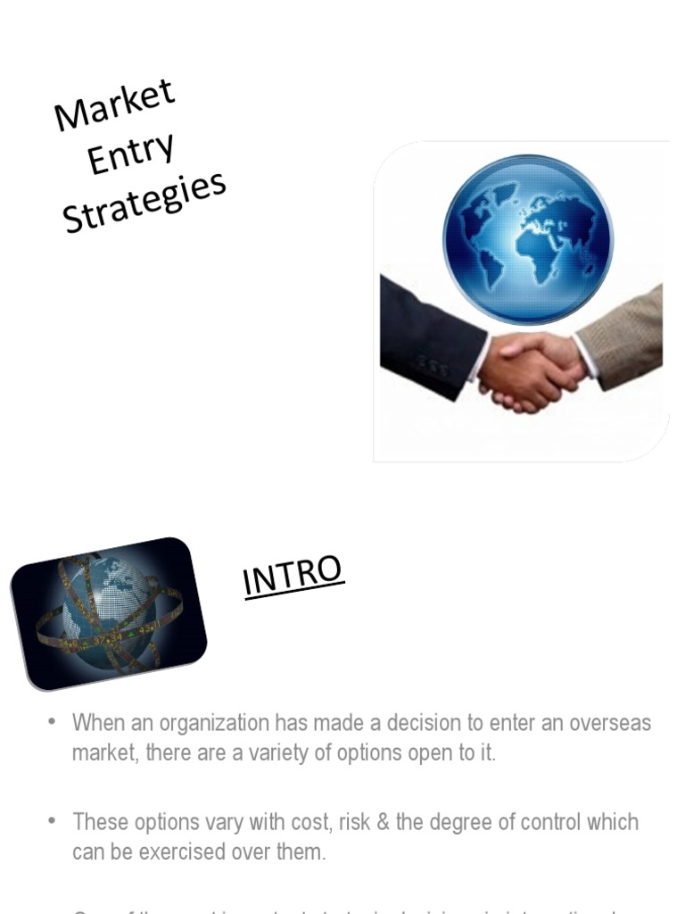 Foreign Market Entry Strategies | PDF | Franchising | Joint Venture