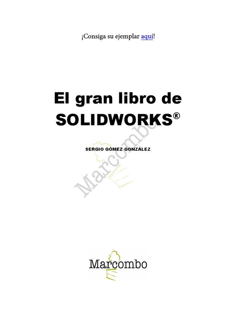 Solidworks - Intro. | PDF | Diseño | Libros