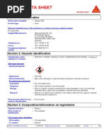 SDS Wash & Walk EcoLab | PDF | Toxicity | Personal Protective Equipment
