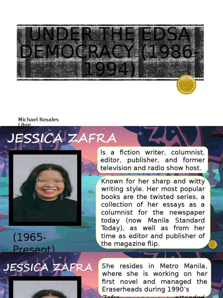 Under The Edsa Democracy (1986-1994) | PDF