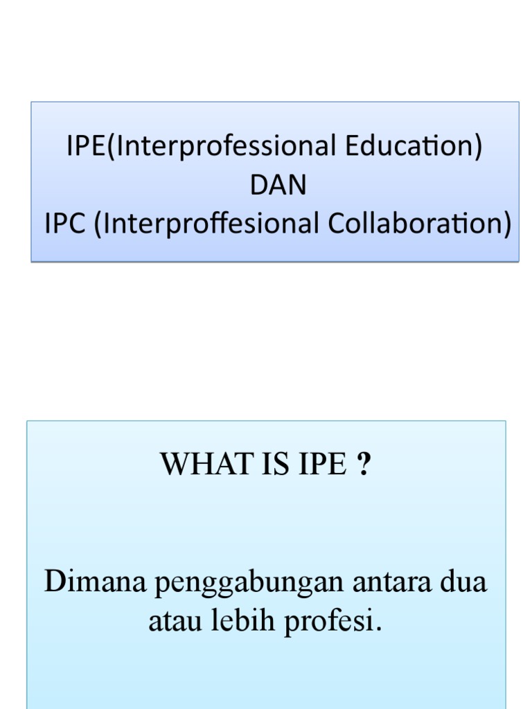 Ipc Dan Ipe Kelompok 4 KDK 1 | PDF