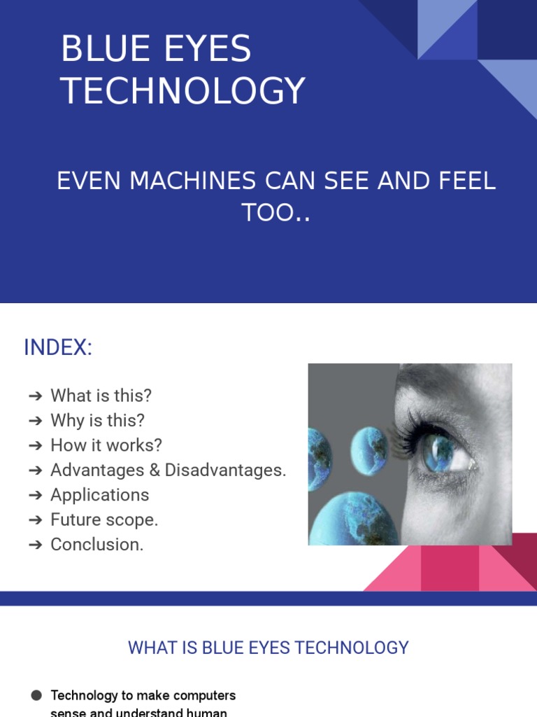 Blue Eyes Technology-1 | PDF